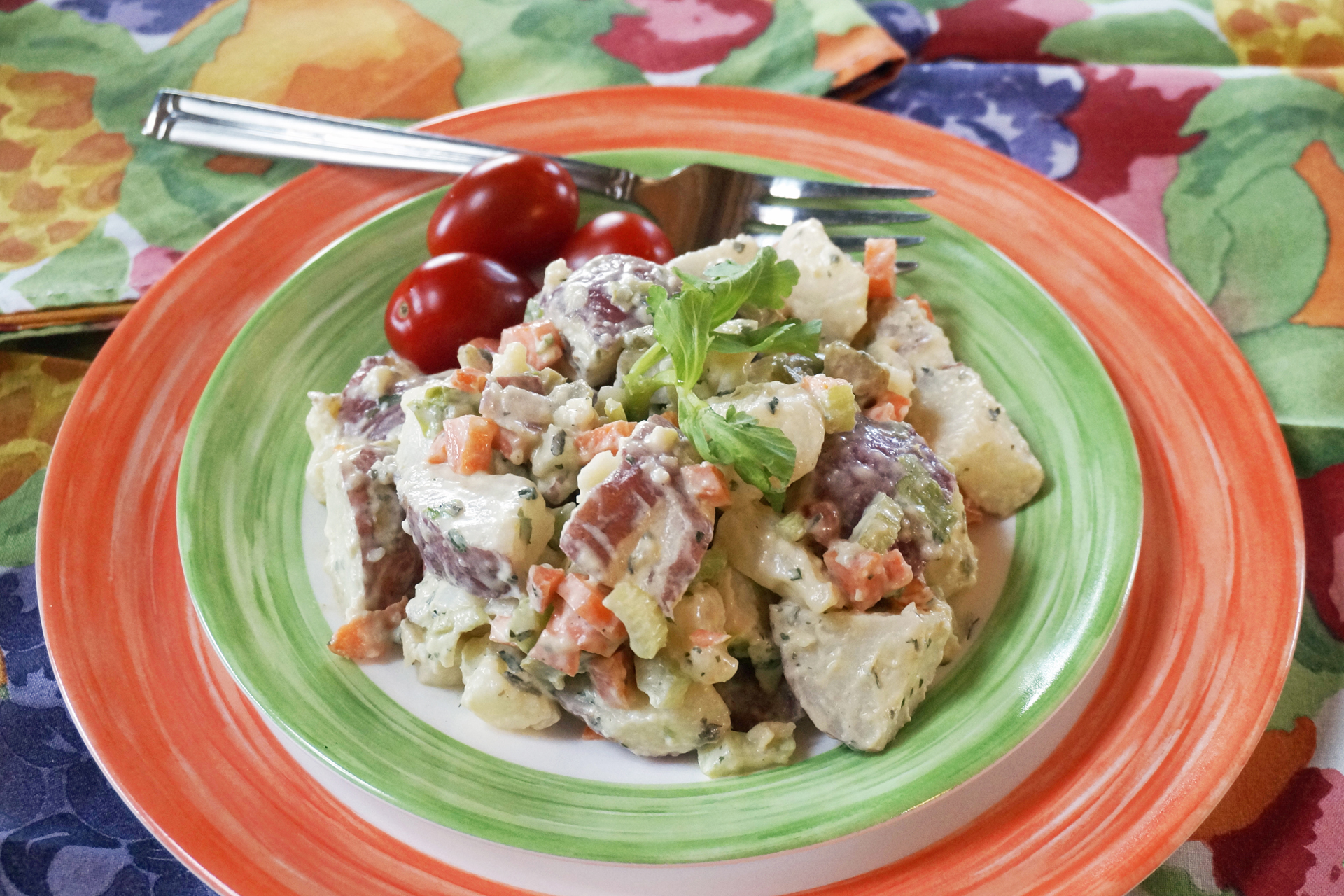 Andy's Favorite Potato Salad - Jazzy Vegetarian - Vegan and Delicious!