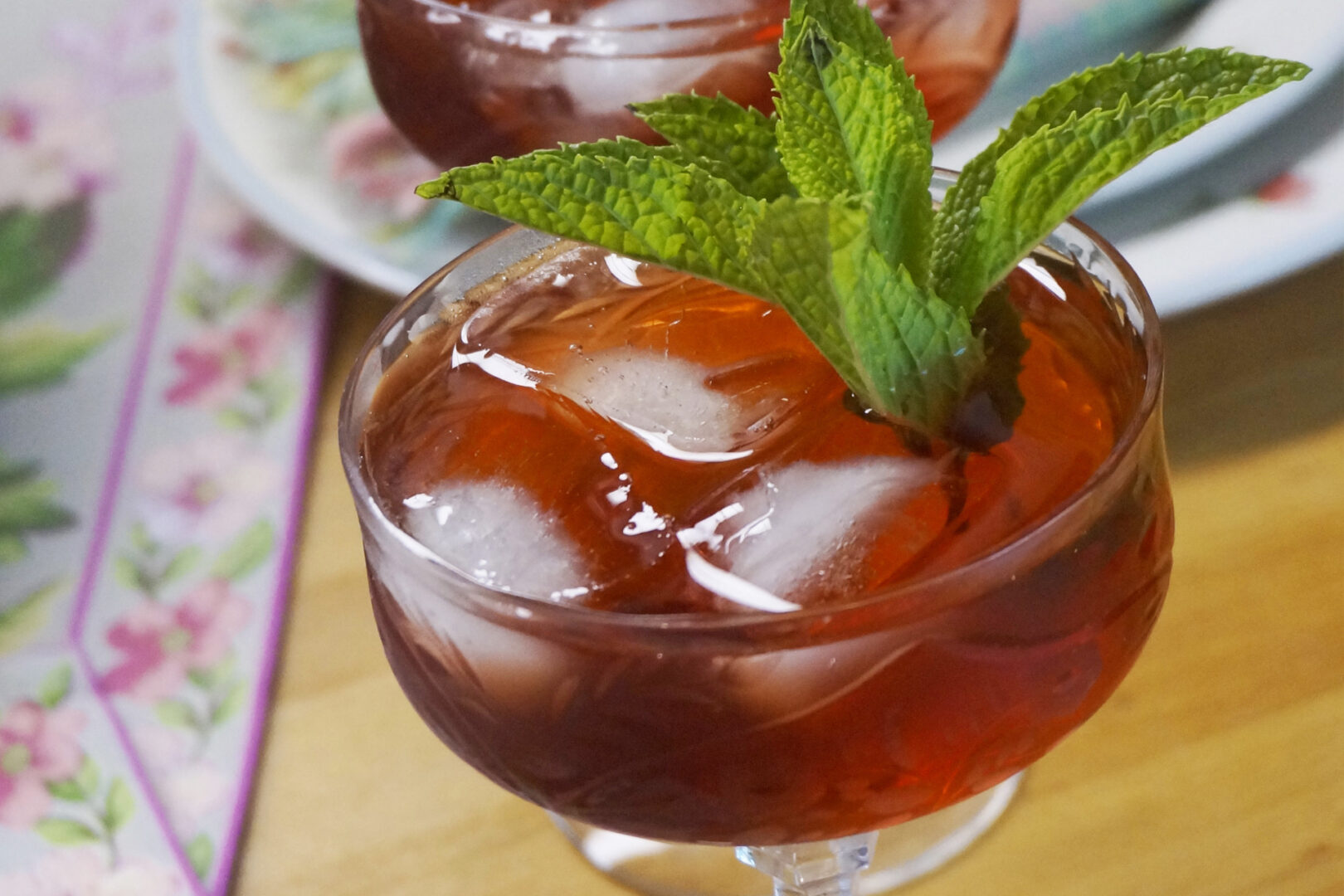 Berry and Maple Mint Iced Tea - Jazzy Vegetarian - Vegan and Delicious!