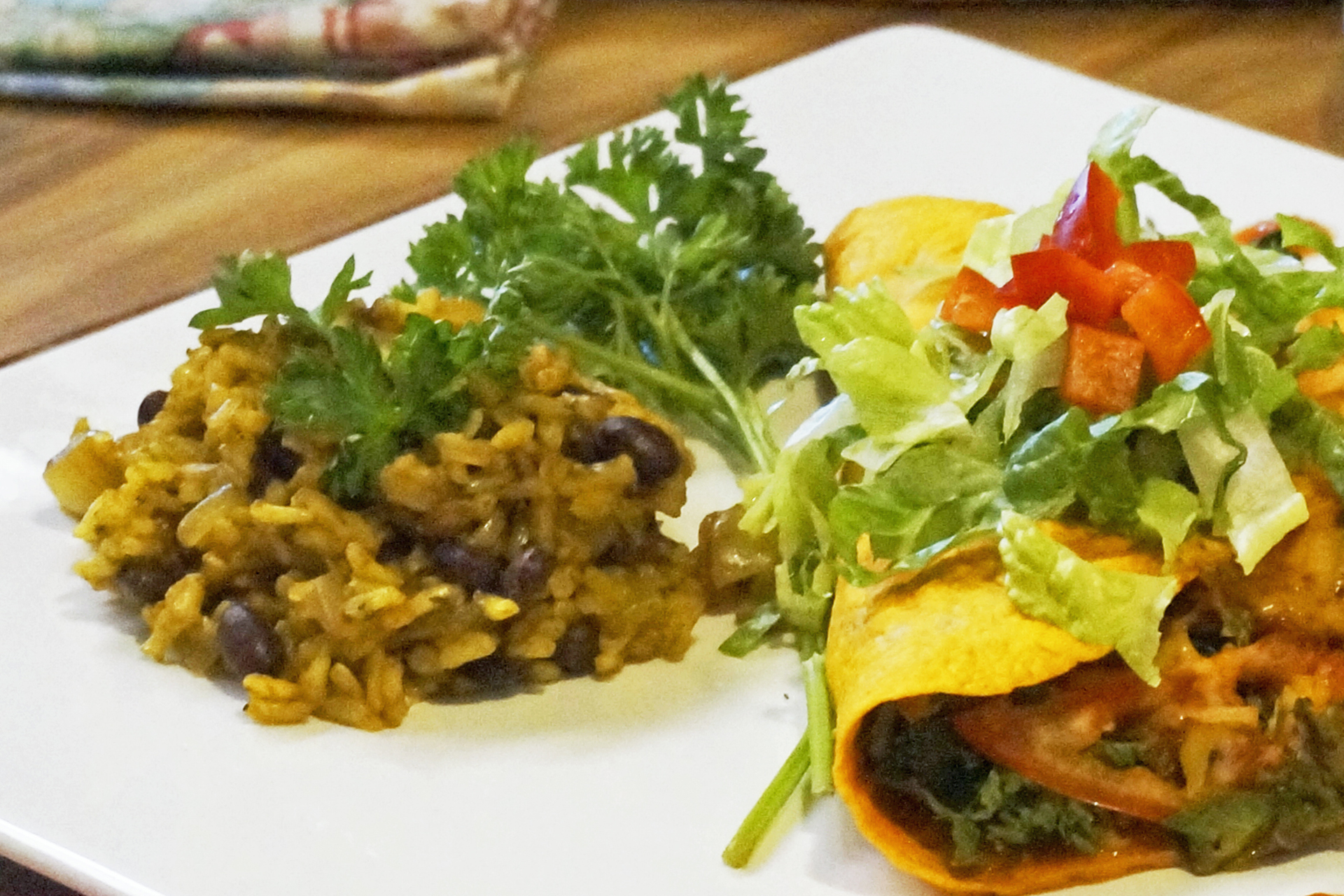 Easy Rice and Beans - Jazzy Vegetarian - Vegan and Delicious!