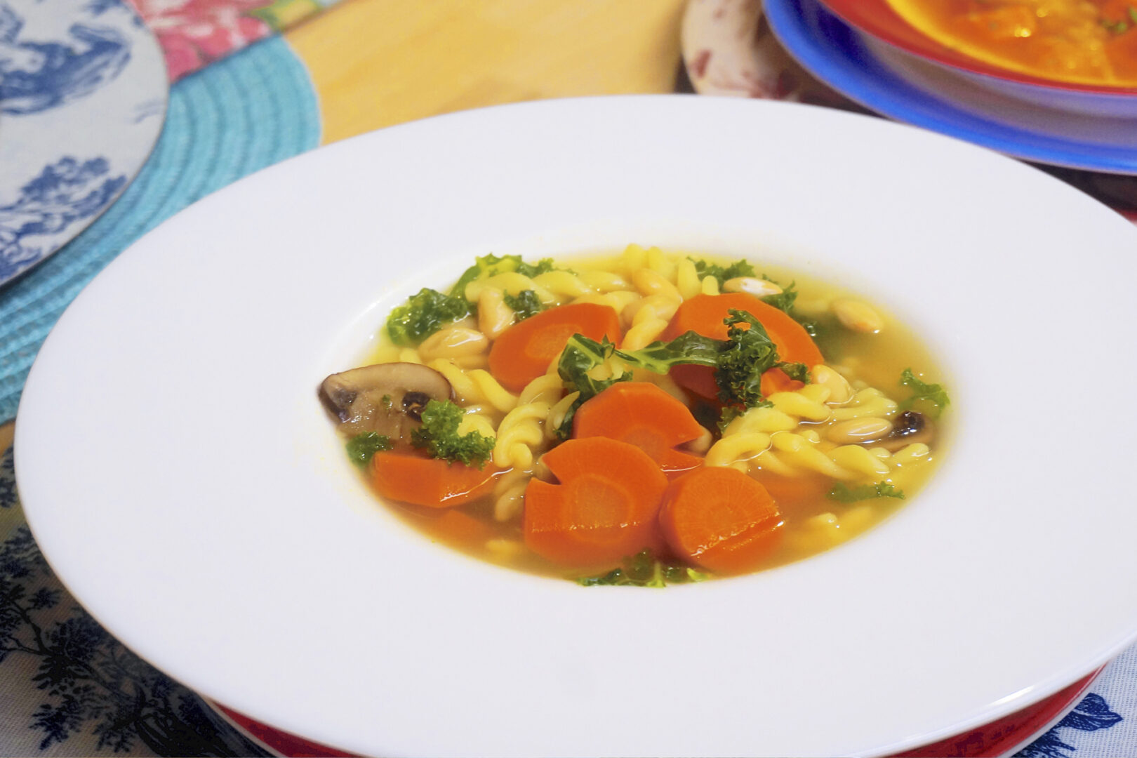Kale, Carrot, and White Bean Soup - Jazzy Vegetarian - Vegan and Delicious!