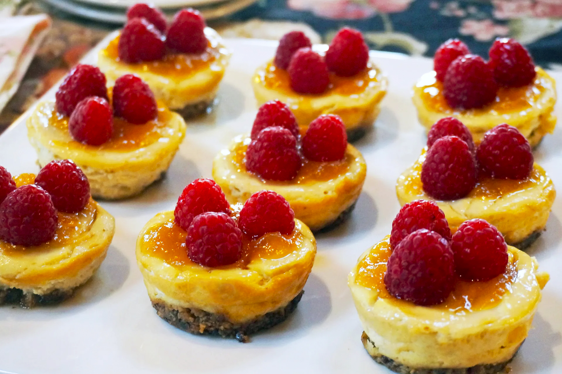 Mini Vegan Raspberry "CheeseCakes" - Jazzy Vegetarian - Vegan and ...