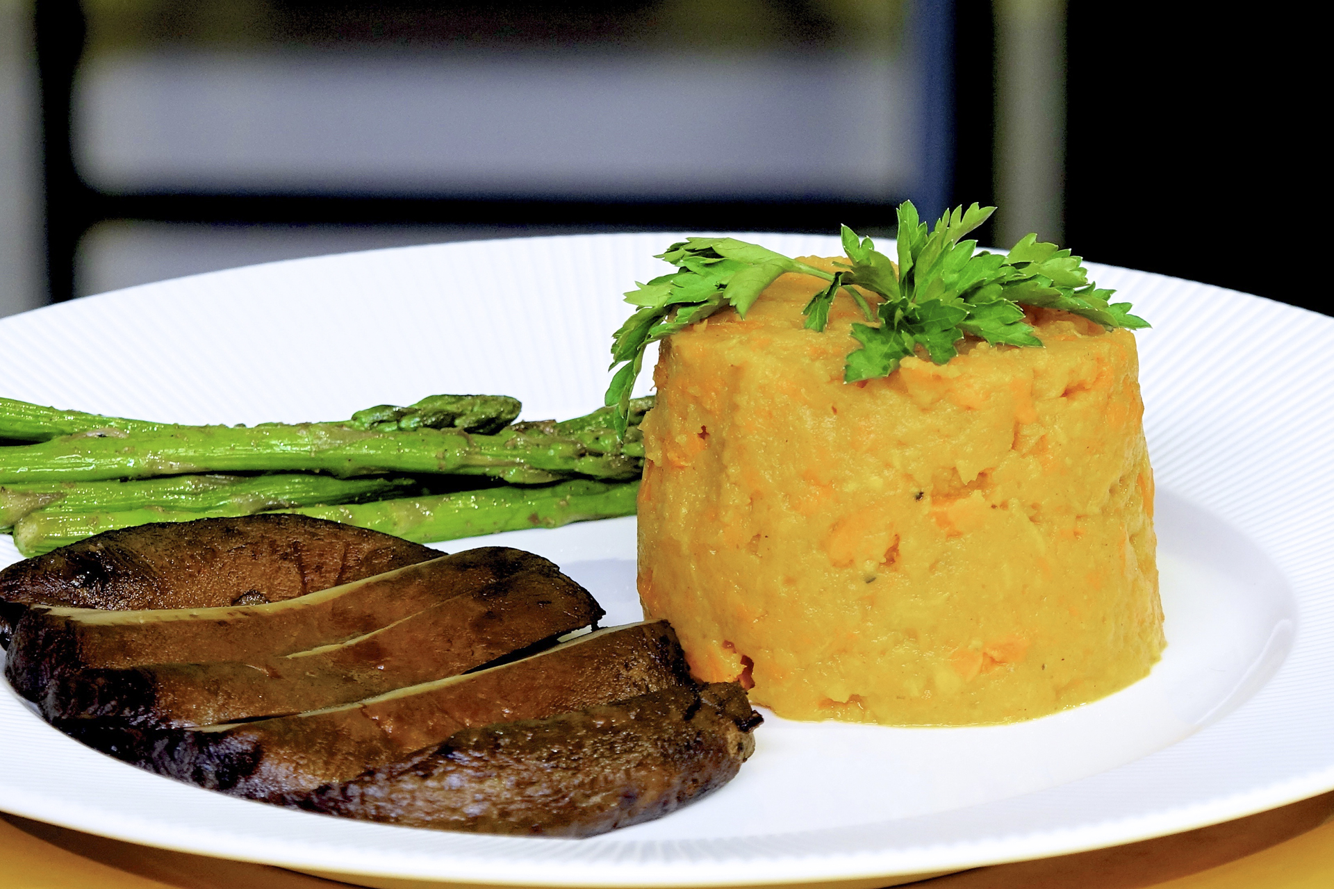 Pretty Orange Mash-up - Jazzy Vegetarian - Vegan and Delicious!