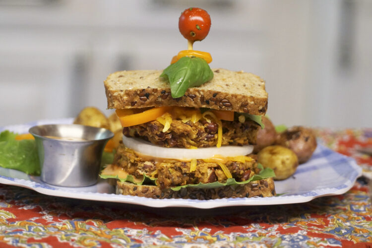 Laura's Vegan Red Bean Burgers - Jazzy Vegetarian - Vegan and Delicious!