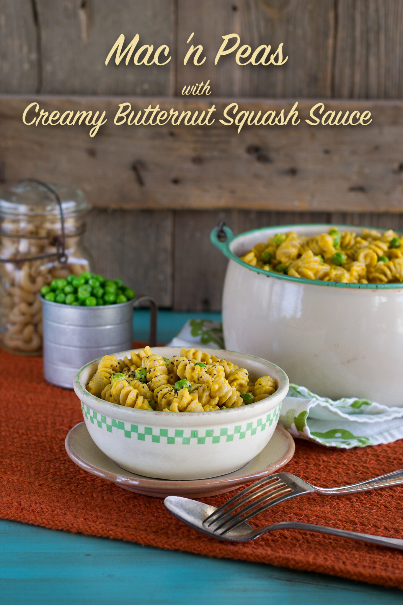 Mac ’n Peas with Creamy Butternut Squash Sauce - Jazzy Vegetarian ...