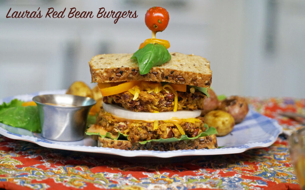 Laura’s Red Bean Burgers - Jazzy Vegetarian - Vegan and Delicious!