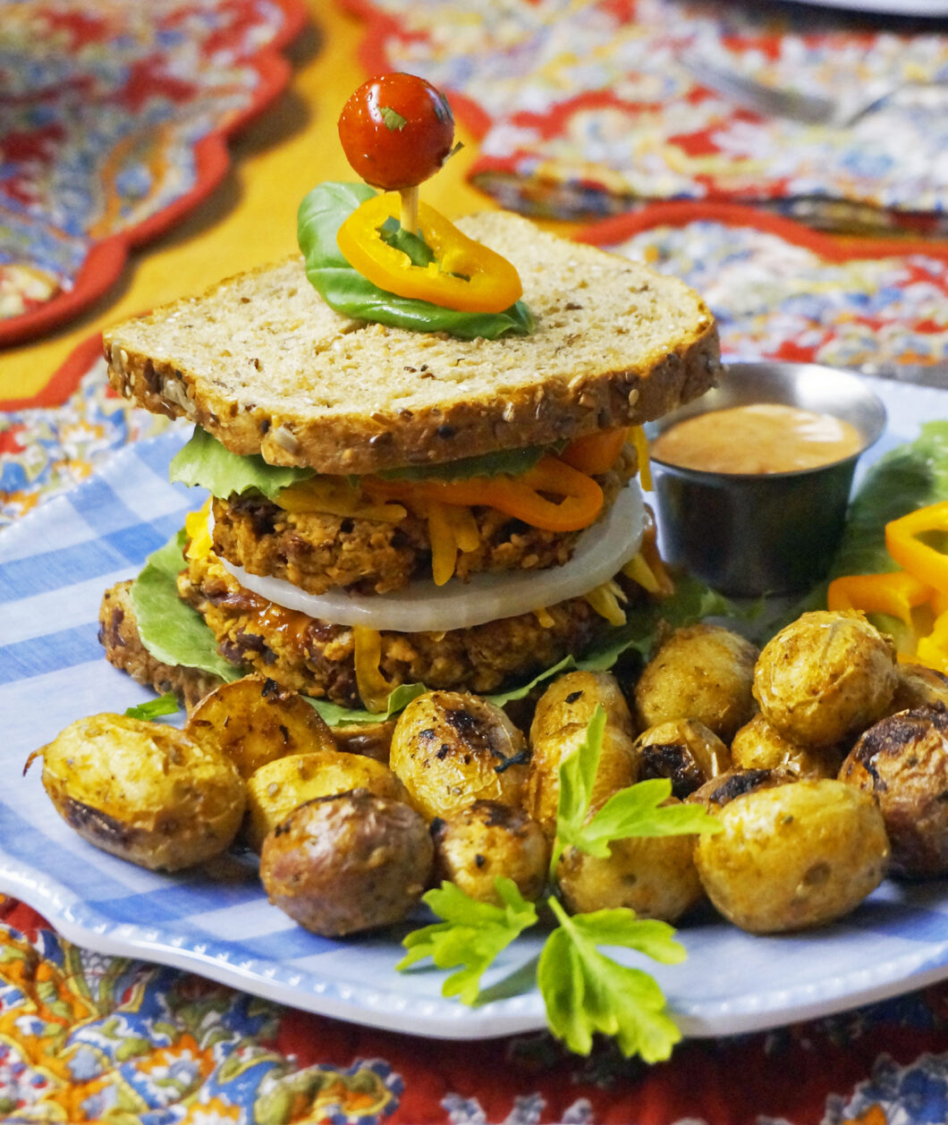 Laura’s Red Bean Burgers - Jazzy Vegetarian - Vegan and Delicious!