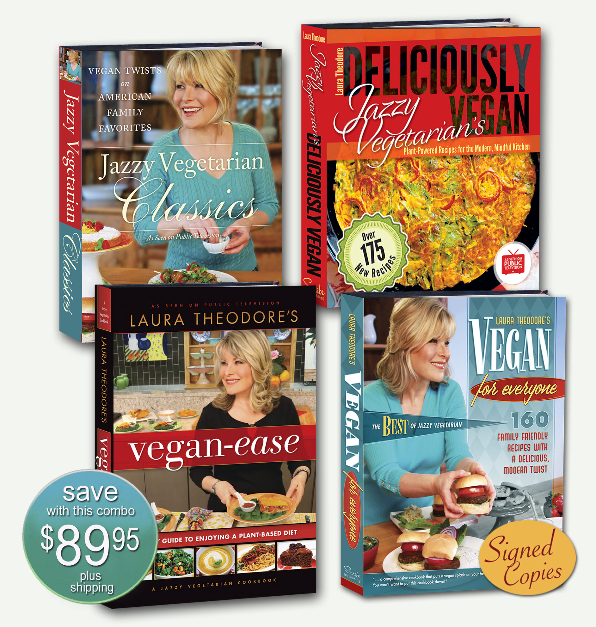 Ultimate Cookbook Combo - Jazzy Vegetarian - Vegan and Delicious!