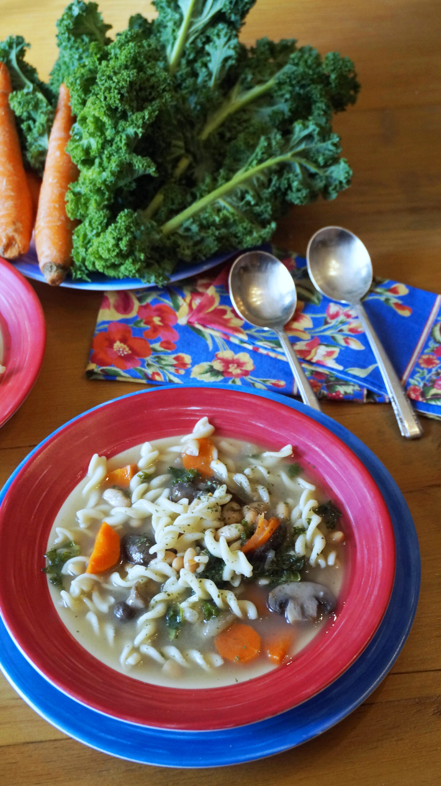 Kale, Carrot and White Bean Soup - Jazzy Vegetarian - Vegan and Delicious!