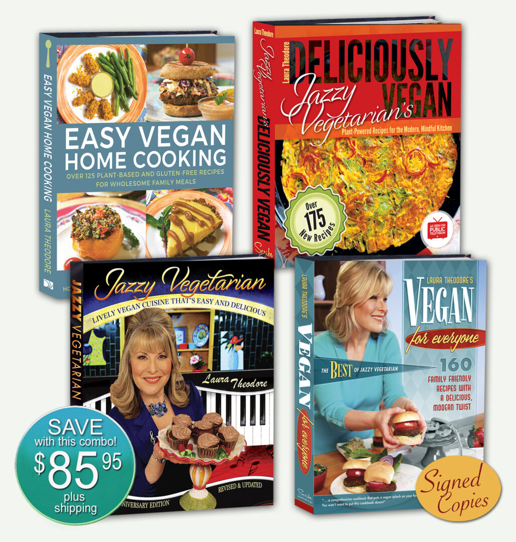 Ultimate Cookbook Combo - Jazzy Vegetarian - Vegan and Delicious!