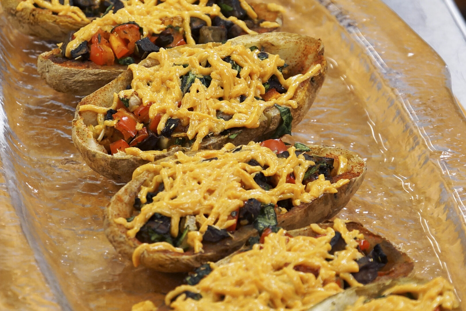Jazzy Potato Skins - Jazzy Vegetarian - Vegan and Delicious!