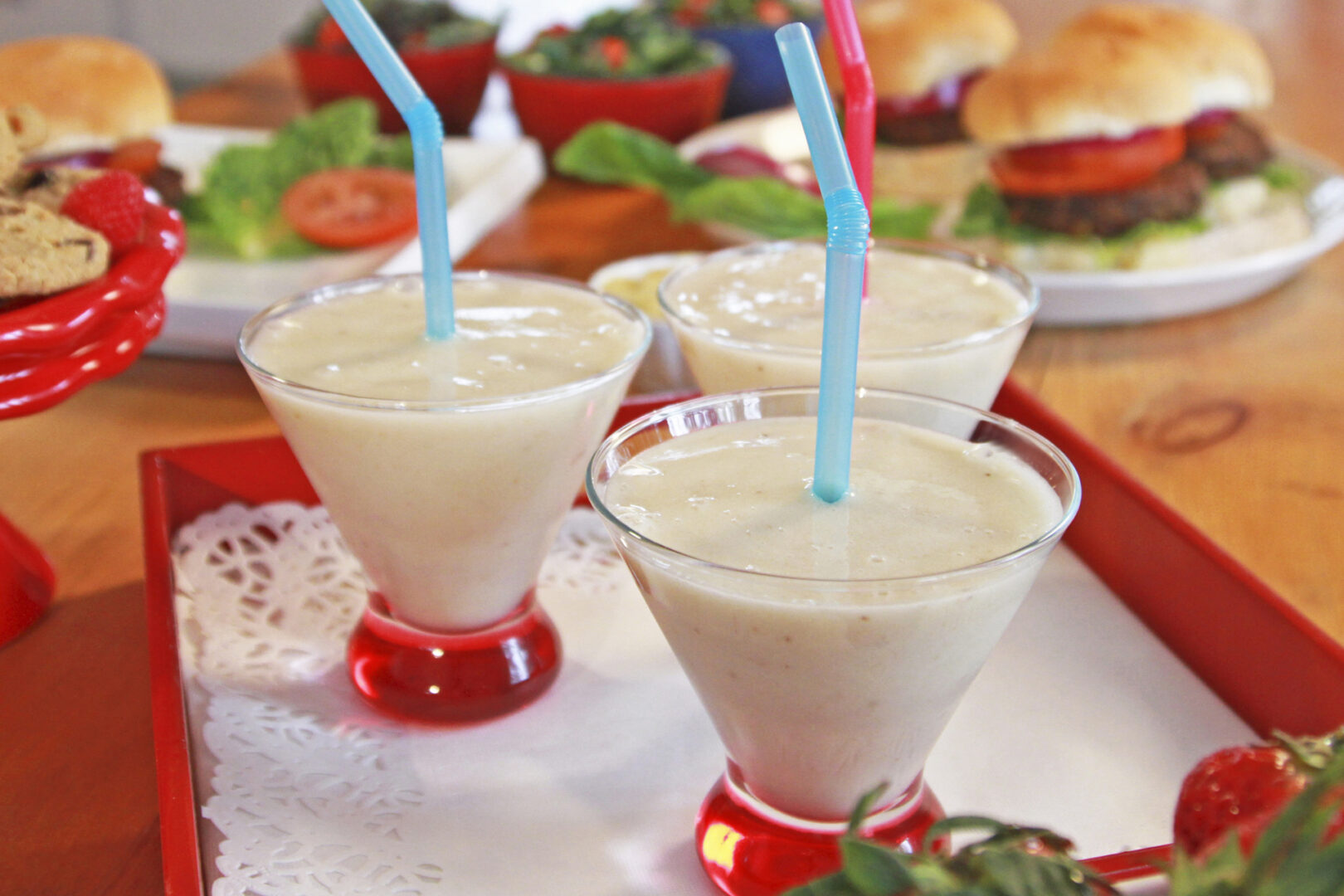 Banana Milk-less Shake - Jazzy Vegetarian - Vegan and Delicious!