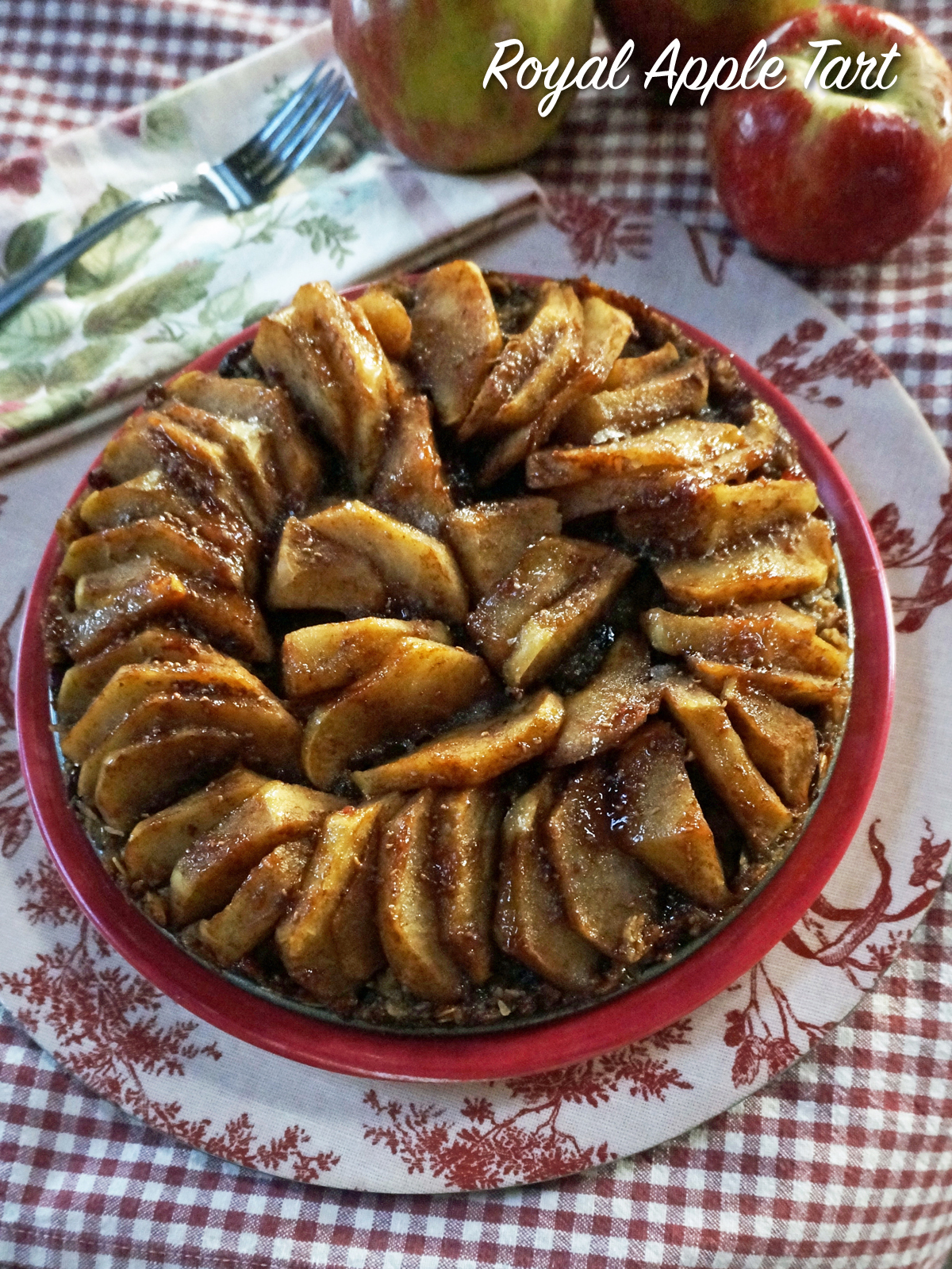 Royal Apple Tart - Jazzy Vegetarian - Vegan and Delicious!