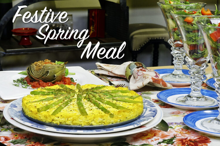 Festive Spring Meal - Jazzy Vegetarian - Vegan and Delicious!