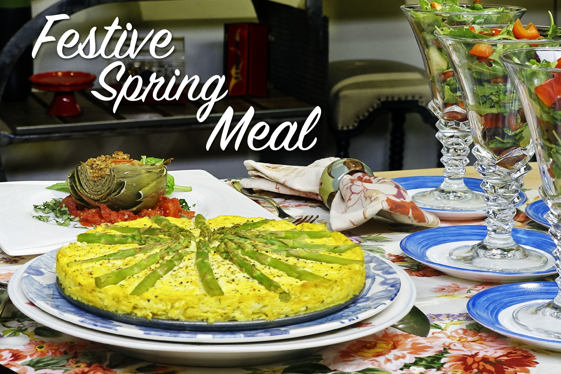 Festive Spring Meal - Jazzy Vegetarian - Vegan and Delicious!