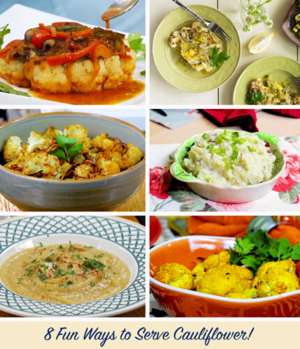 8 Fun Ways to Serve Cauliflower! - Jazzy Vegetarian - Vegan and Delicious!
