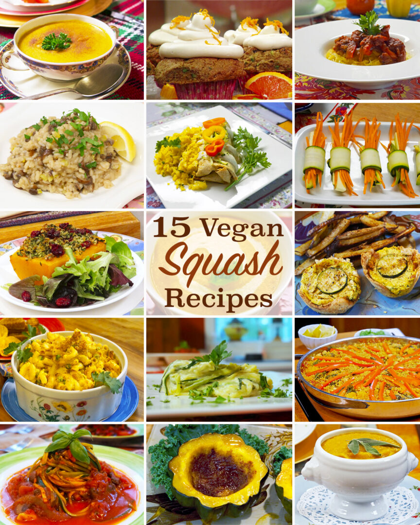 15 Vegan Recipes featuring Autumn Squash - Jazzy Vegetarian - Vegan and ...