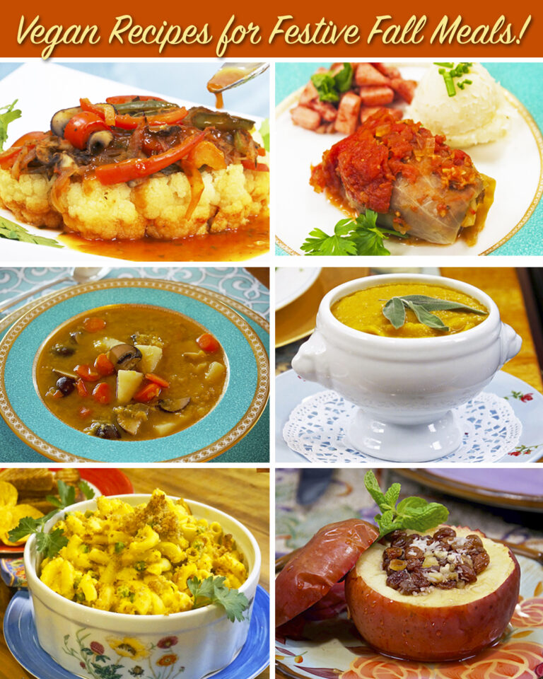 Festive Fall Fare - Jazzy Vegetarian - Vegan and Delicious!