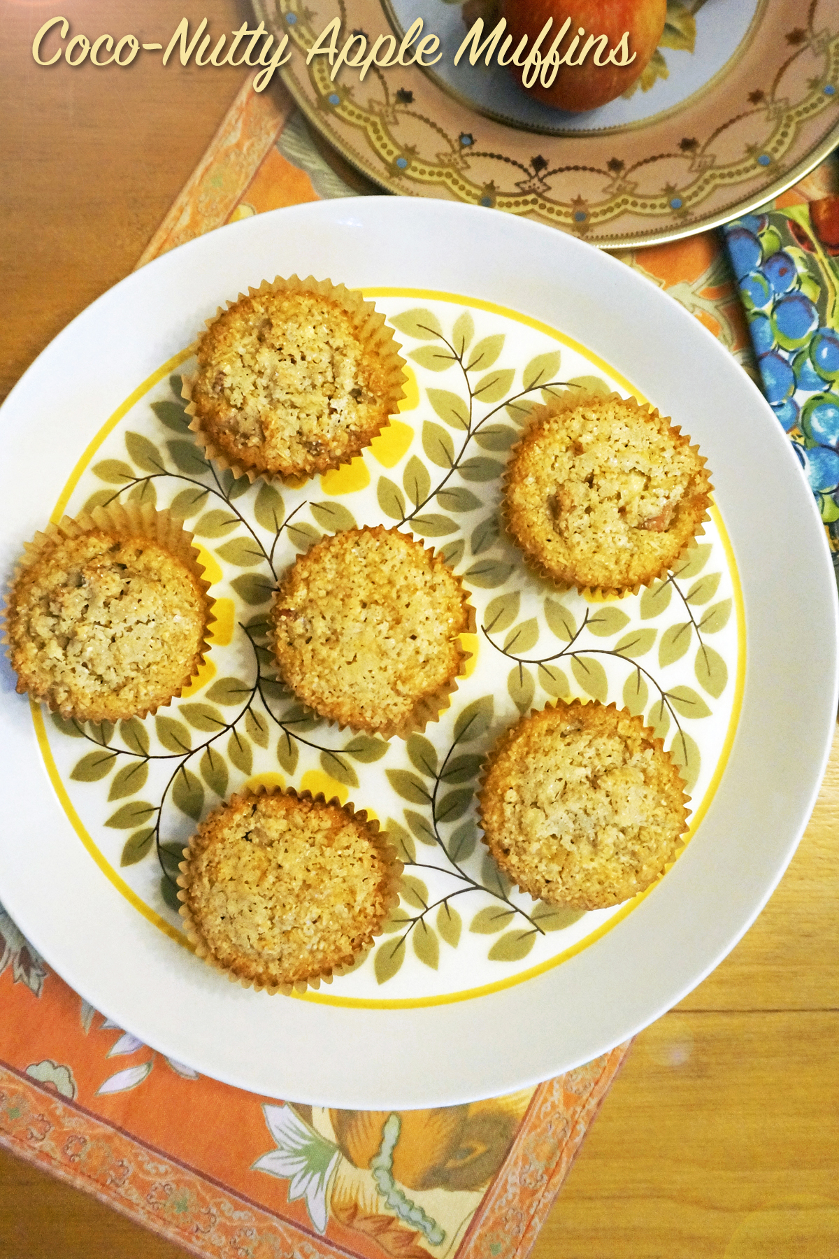 Coco-Nutty Apple Muffins - Jazzy Vegetarian - Vegan and Delicious!