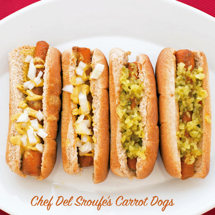 Chef Del Sroufe’s Carrot Dogs - Jazzy Vegetarian - Vegan and Delicious!