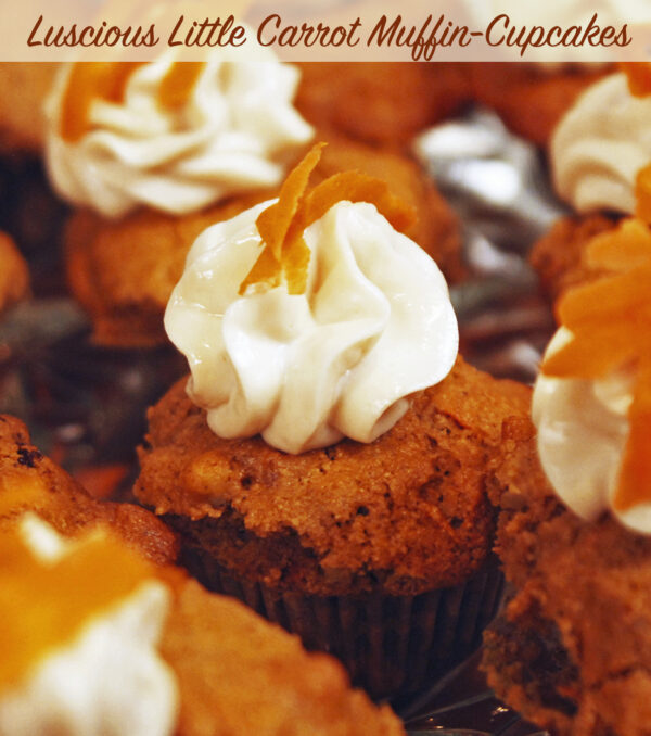Luscious Little Carrot Muffin-Cupcakes - Jazzy Vegetarian - Vegan and ...