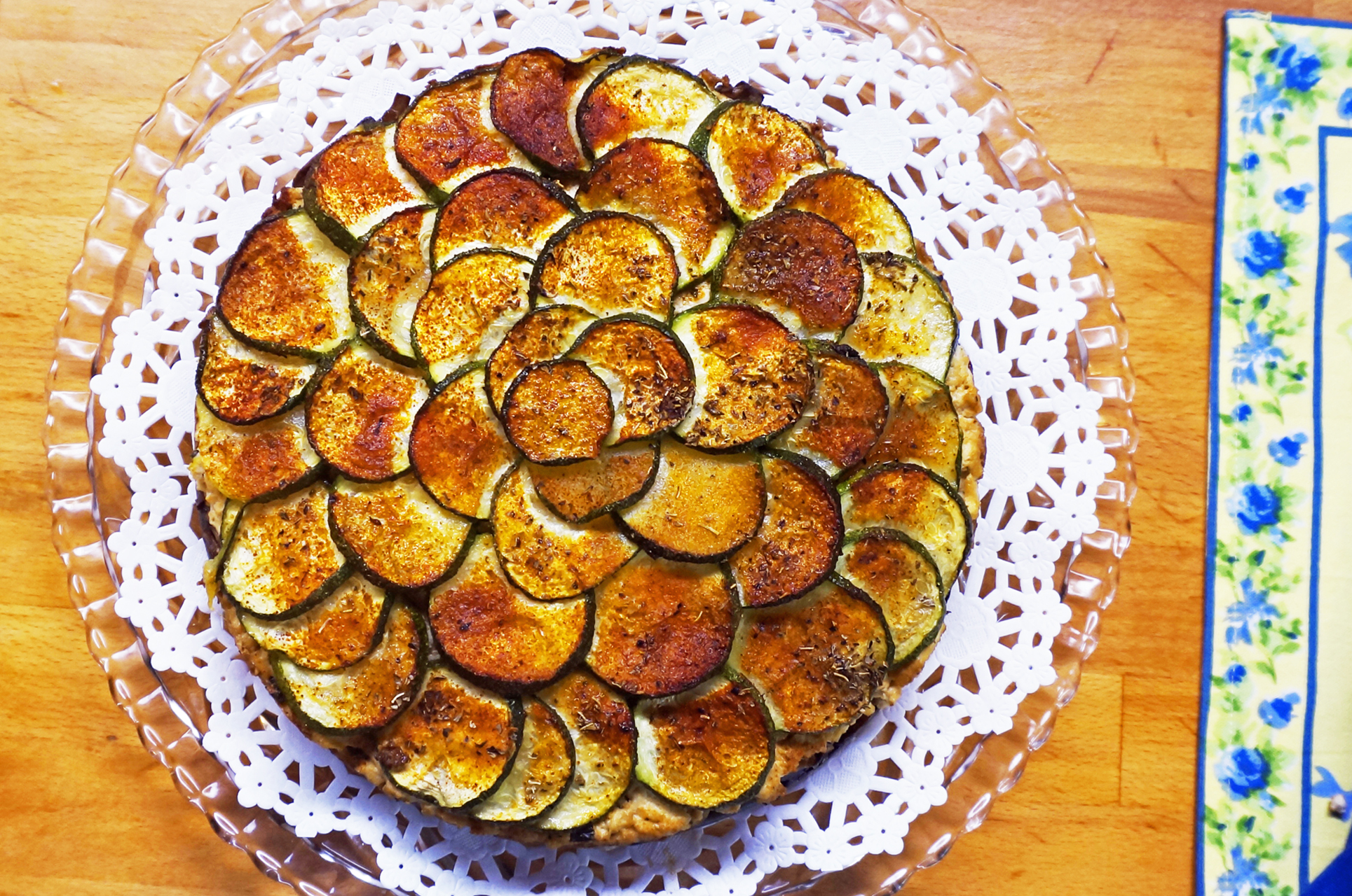 Fancy Roasted Vegetable Torte - Jazzy Vegetarian - Vegan and Delicious!