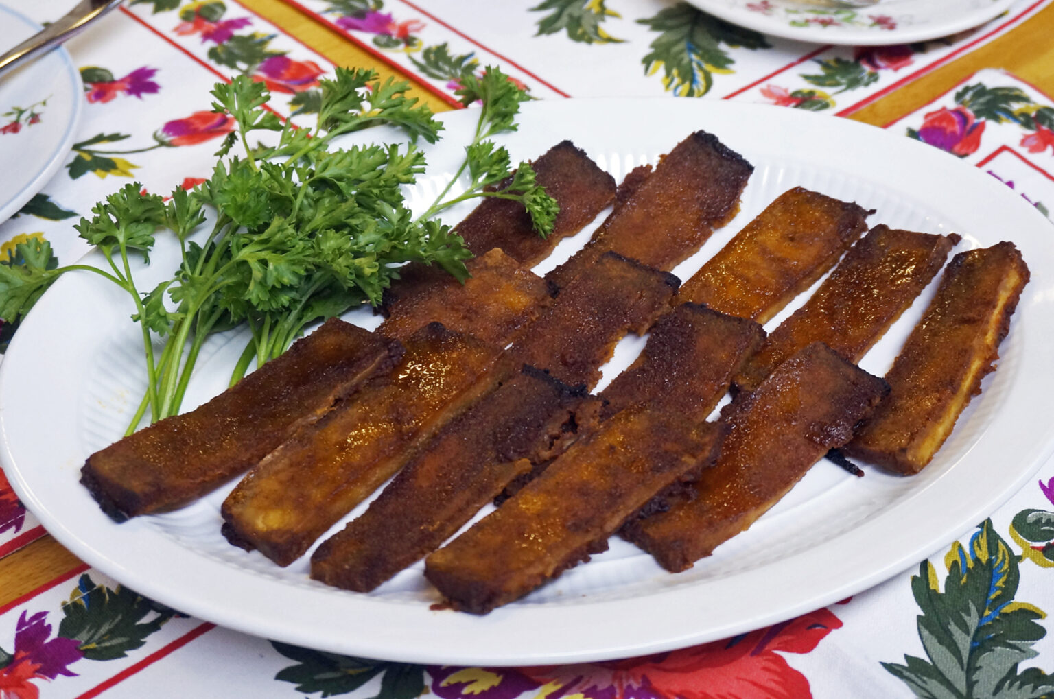 Vegan Smoked Maple “Bacon” - Jazzy Vegetarian - Vegan and Delicious!