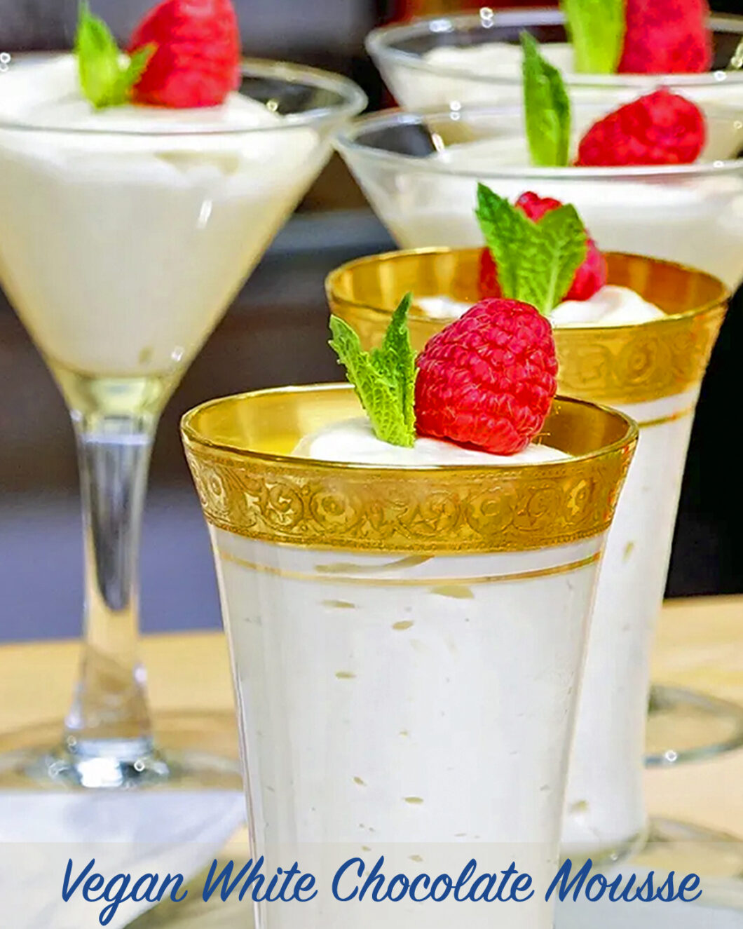 White Chocolate Mousse - Jazzy Vegetarian - Vegan and Delicious!