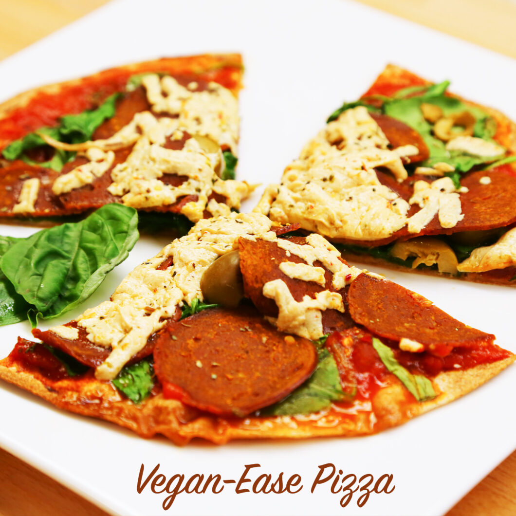 Vegan-Ease Pizza - Jazzy Vegetarian - Vegan and Delicious!