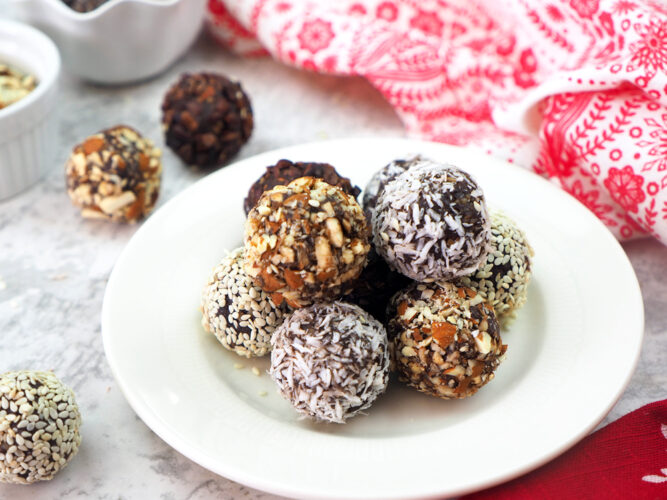 Vegan Date Truffles, by Dianne Wenz - Jazzy Vegetarian - Vegan and ...
