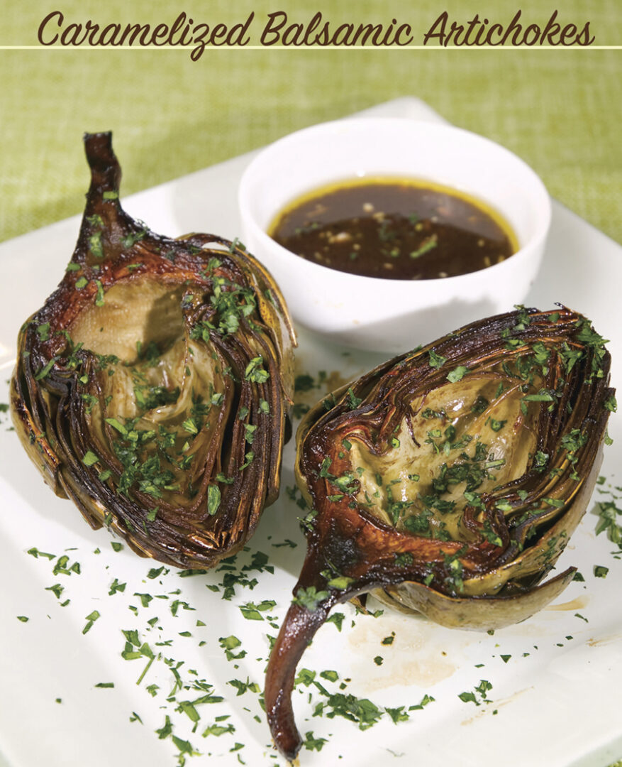 Caramelized Balsamic Artichokes - Jazzy Vegetarian - Vegan and Delicious!