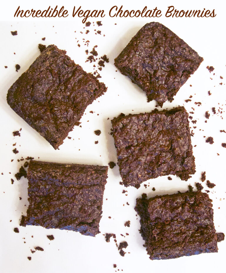 Incredible Chocolate Brownies - Jazzy Vegetarian - Vegan and Delicious!