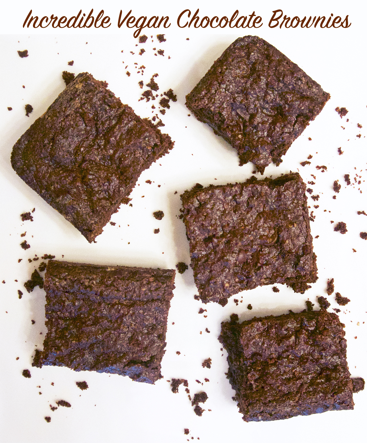 Incredible Chocolate Brownies - Jazzy Vegetarian - Vegan and Delicious!