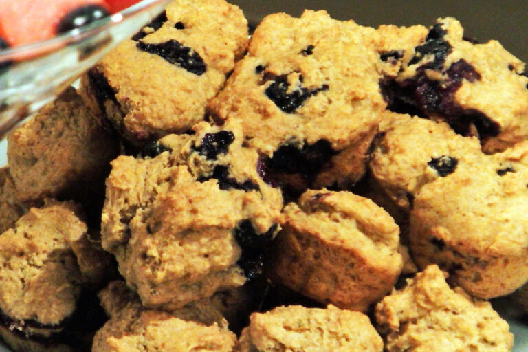 Blueberry Mini-Biscuits - Jazzy Vegetarian - Vegan and Delicious!