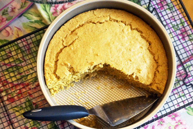 Double-Corn Cornbread - Jazzy Vegetarian - Vegan and Delicious!