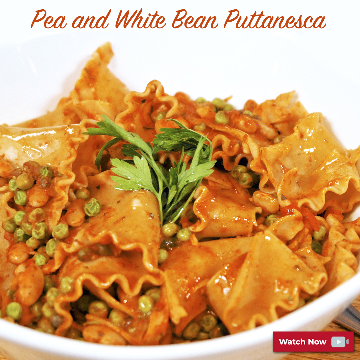 Pea and White Bean Puttanesca - Jazzy Vegetarian - Vegan and Delicious!