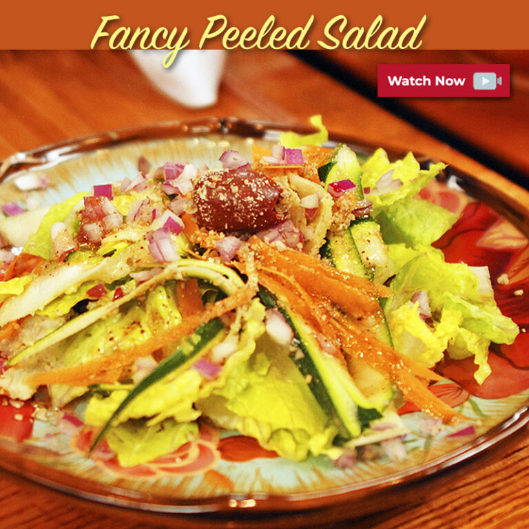 Fancy Peeled Salad with Balsamic Dressing - Jazzy Vegetarian - Vegan ...