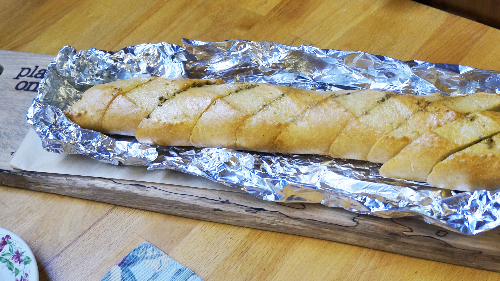 Grandma's Garlic Bread - Jazzy Vegetarian - Vegan and Delicious!