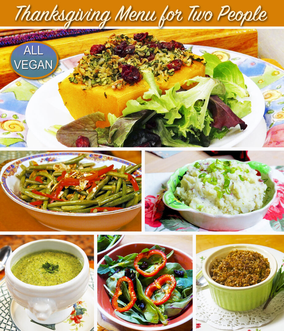 Vegan Thanksgiving Menu for Two People - Jazzy Vegetarian - Vegan and ...