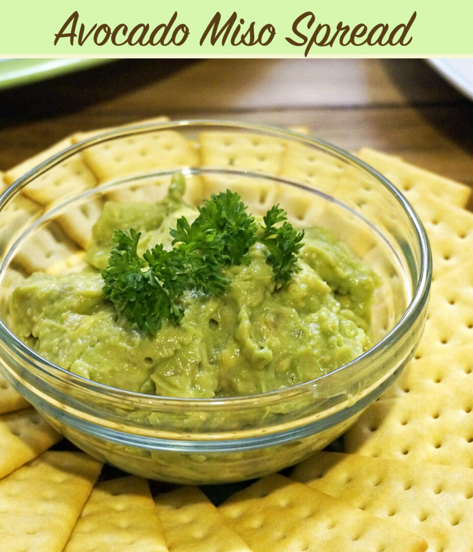 Avocado-Miso Dip - Jazzy Vegetarian - Vegan and Delicious!