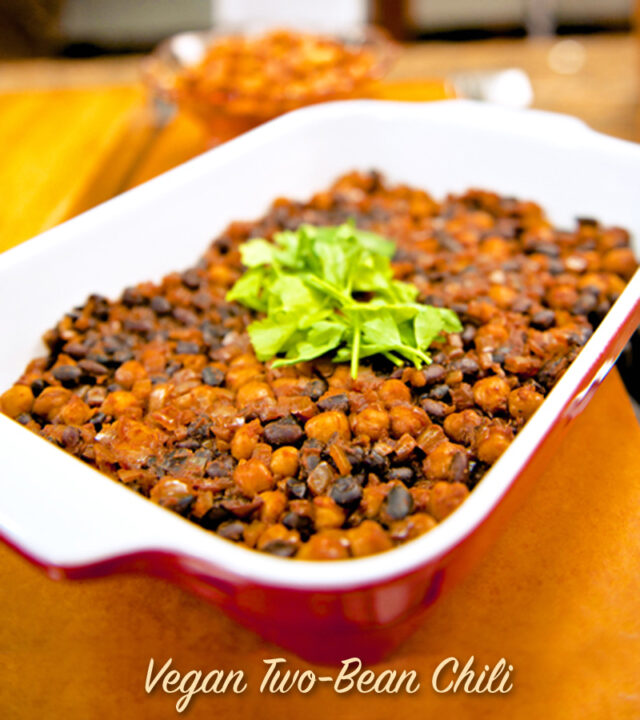 Oven-Baked Two-Bean Chili - Jazzy Vegetarian - Vegan and Delicious!