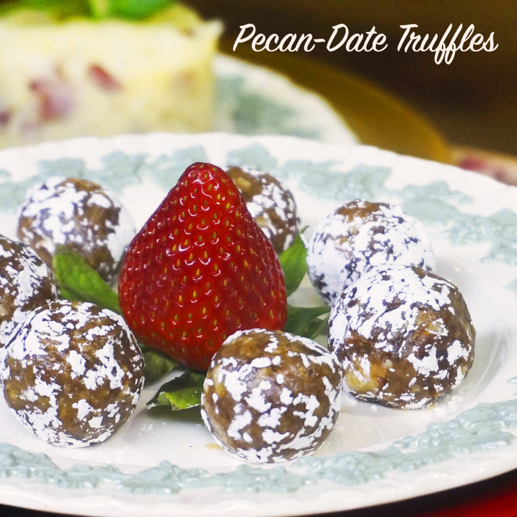 Pecan-Date Truffles - Jazzy Vegetarian - Vegan and Delicious!