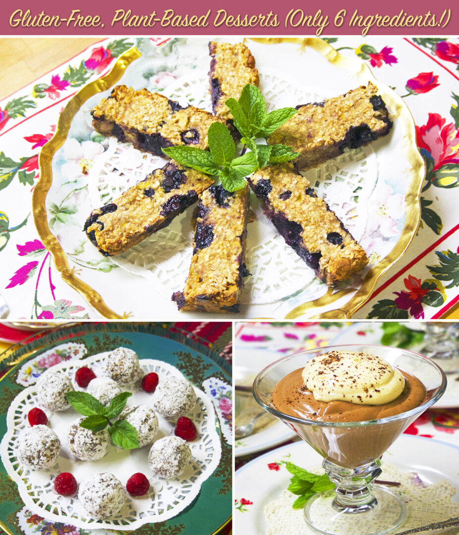 Gluten-Free, Plant-Based Desserts (Only 6 Ingredients!) - Jazzy ...
