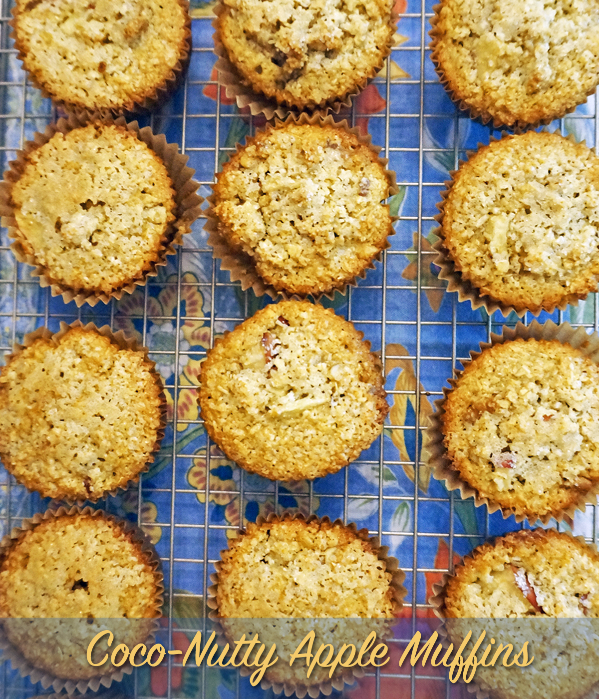 Coco-Nutty Apple Muffins - Jazzy Vegetarian - Vegan and Delicious!