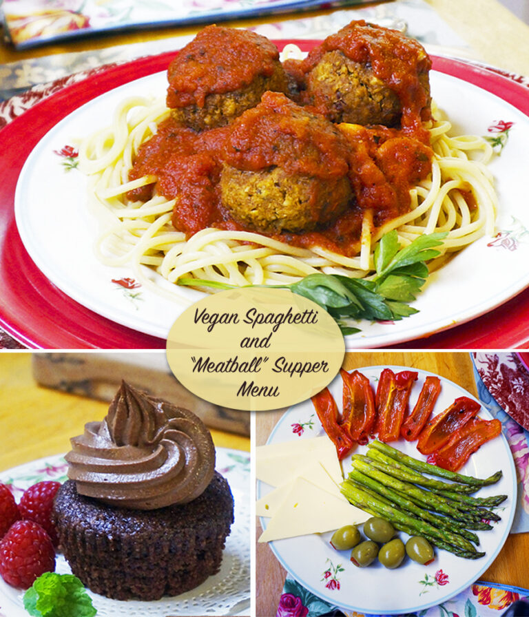 Vegan Spaghetti and "Meatball" Supper! - Jazzy Vegetarian - Vegan and ...